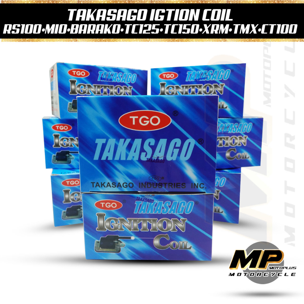 MOTOPLUS TAKASAGO IGNITION COIL BARAKO/CT100/MIO/RS100/TC125/TC150/TMX ...