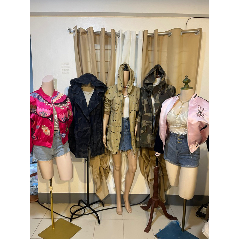 MIX JACKETS PARKA WINDBRAKER &BOMBER JACKET | Shopee Philippines