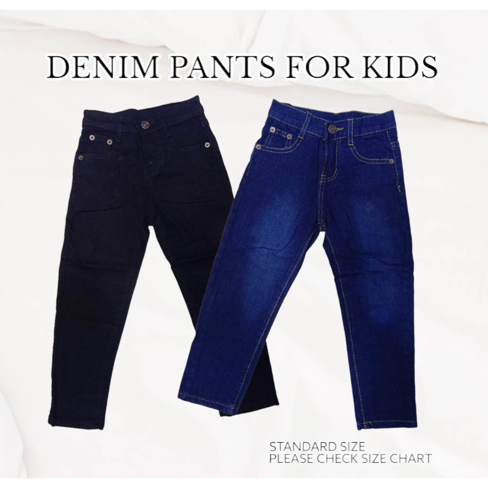 MAONG STRAIGHT CUT DENIM PANT BOYS KIDS/TEENS DENIM PANTS - (2-12 YEARS ...