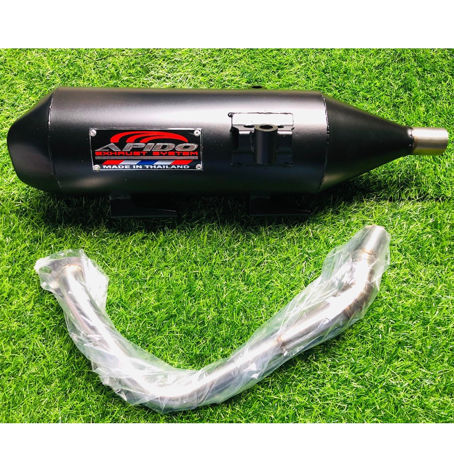 APIDO EXHAUST PIPE FOR CLICK 125 VERSION 2 / GAME CHANGER STAINLESS TIP ...