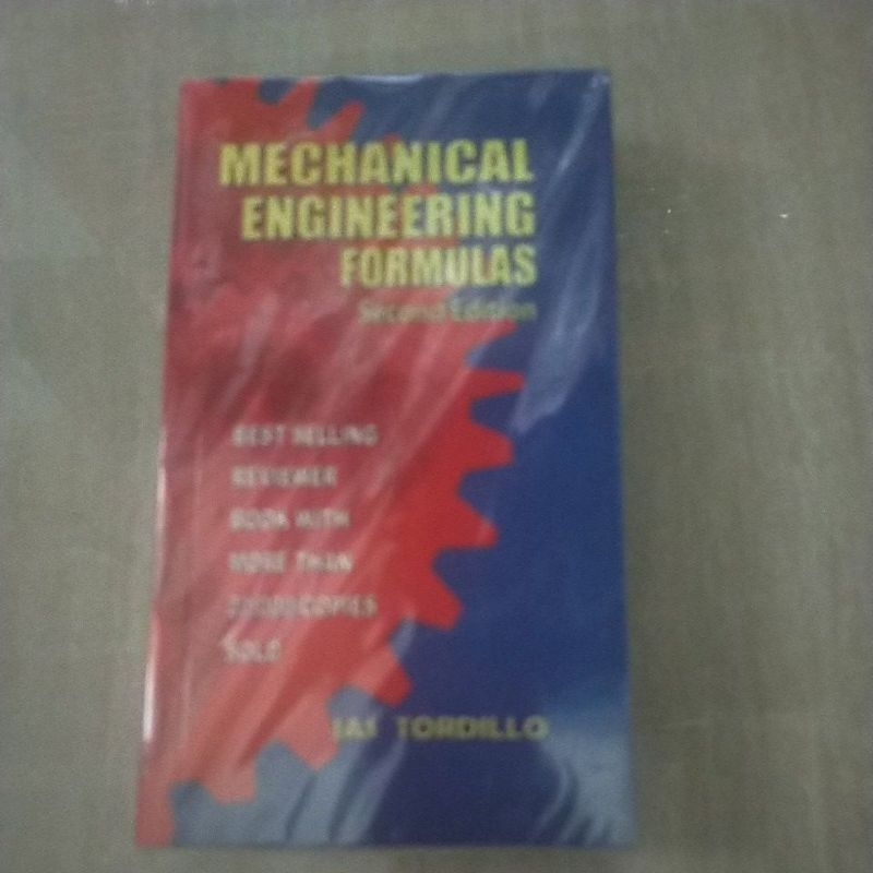 Mechanical Engineering Formulas(2nd edition)(by Tordillos) | Shopee ...