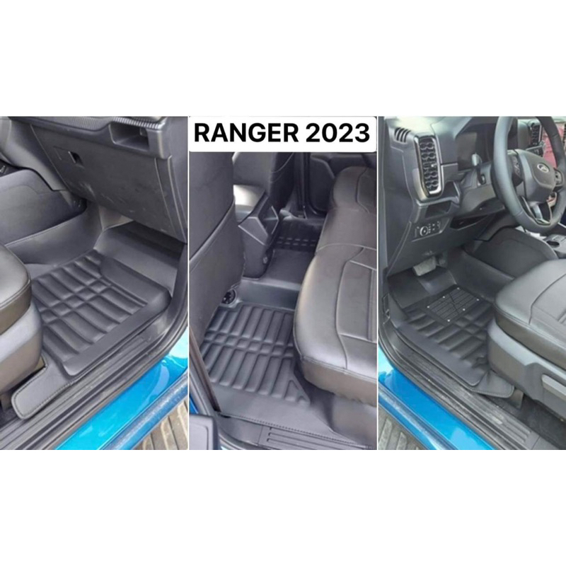 FORD RANGER AND RAPTOR NEXT GEN 2023-2024 DEEP DISH CAR MAT 5D EVA ...