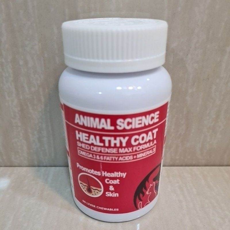 Animal Science Healthy Coat 1 Bottle (60 Tablets) | Shopee Philippines