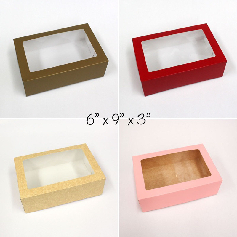 RM BOXES 6x9x3 Preformed Cake Box / Pastry Box ( 5 / 10 / 20 pcs per ...