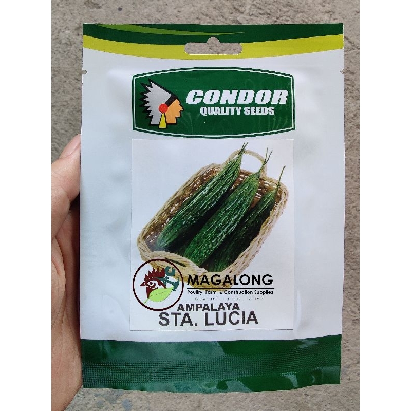 CONDOR SEEDS - AMPALAYA SEEDS - STA LUCIA 3 GRAMS | Shopee Philippines