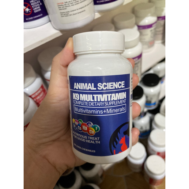 Animal Science K9 Multivitamins (100 or 30 chewables) NEW PACKAGING ...