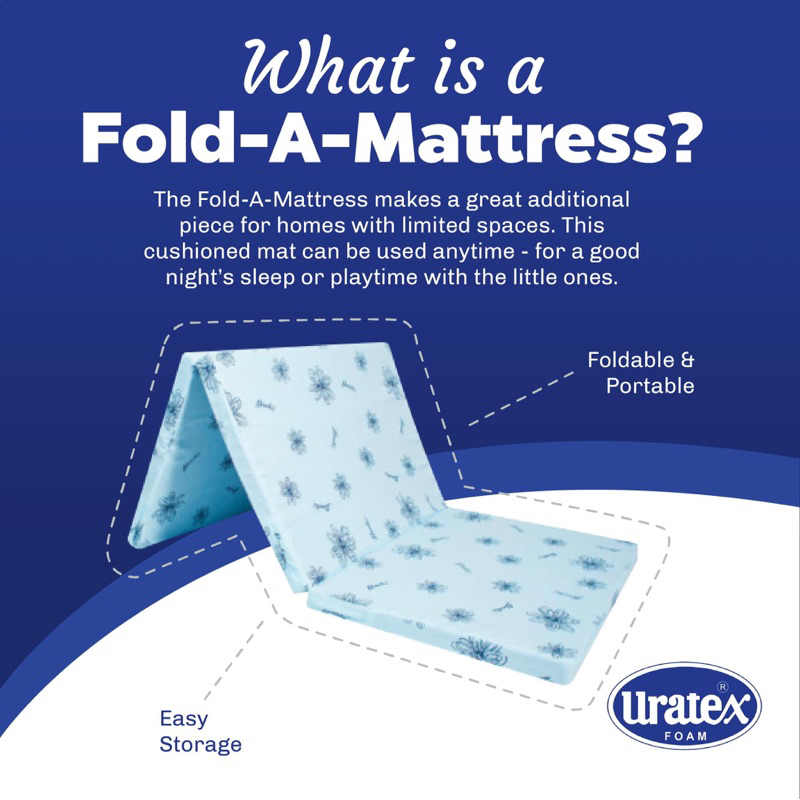 Uratex foldable foam store
