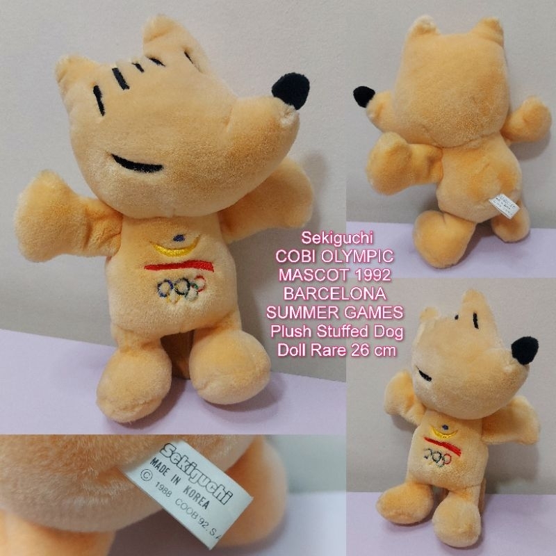 ꙰Sekiguchi COBI OLYMPIC MASCOT 1992 BARCELONA SUMMER GAMES Plush ...