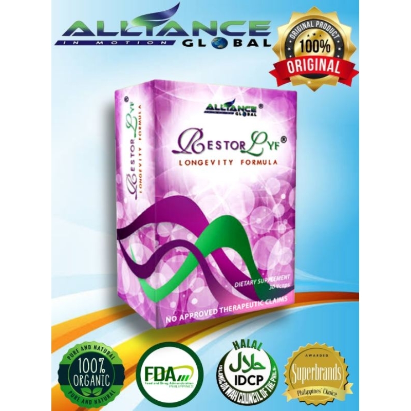 Restorlyf Longevity Formula (30 vcaps) | Shopee Philippines