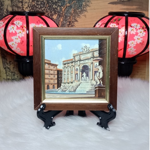VINTAGE NOVELTY HAND PAINTED WALL FRAME DISPLAY - JAPAN | Shopee ...
