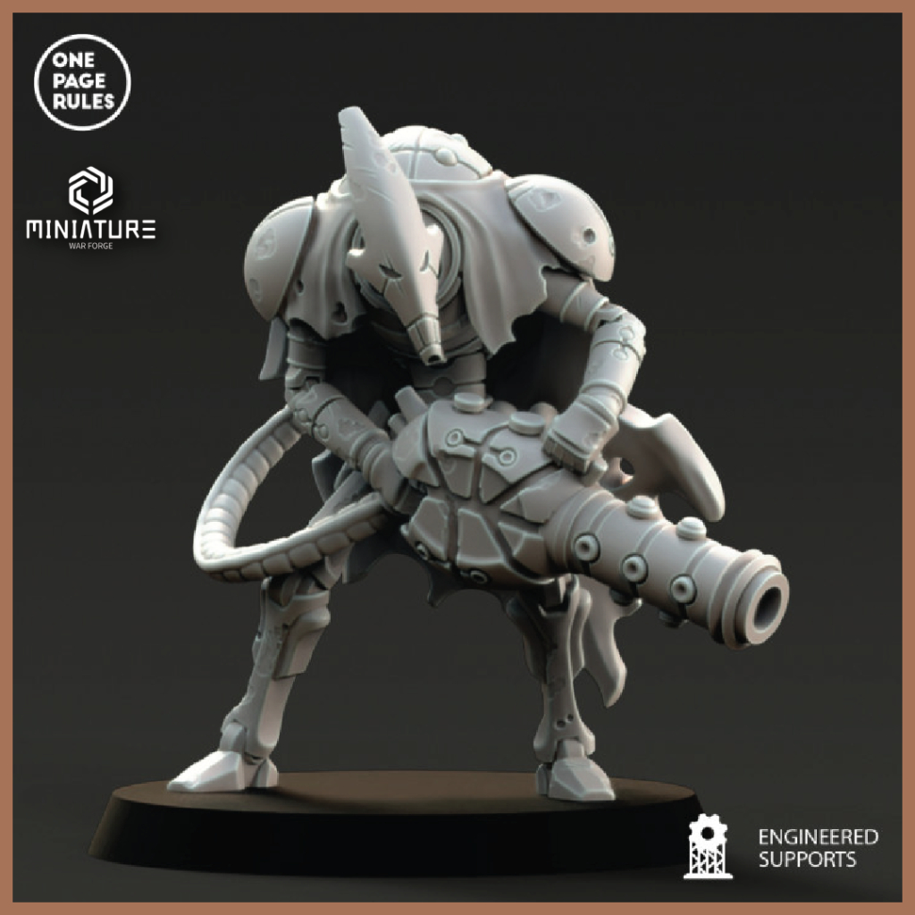 One Page Rules - Robot Legions Warrior w/ free themed base | Shopee ...
