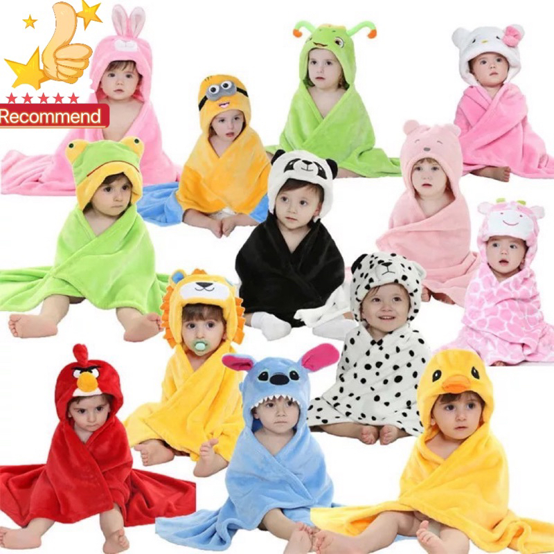 Flannel Hooded Baby Towel Baby Bath Towel For Baby Pranela For Newborn ...