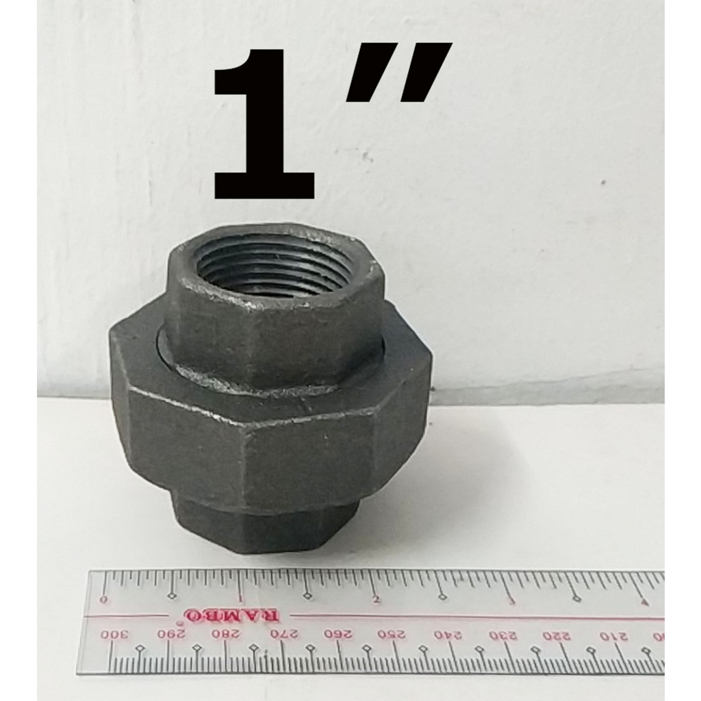 MECH BI UNION PATENTE 1" SCH40 STANDARD BLACK IRON