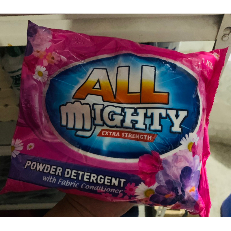 ALL MIGHTY DETERGENT POWDER 1 KILO | Shopee Philippines
