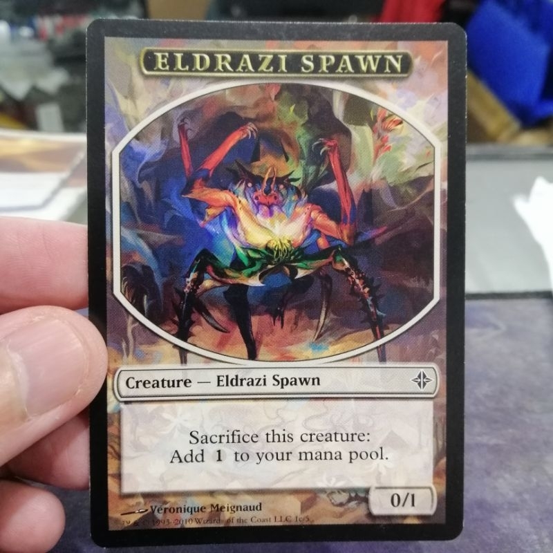 1 light play Eldrazi Spawn token Meignaud rise of the Eldrazi MTG card ...