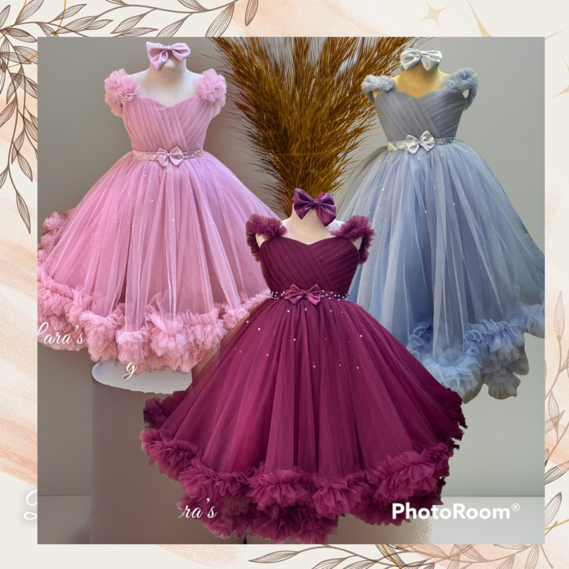 Flitted Raffles BIRTHDAY/ABAY/PICTORIAL/ Gown for the Baby | Shopee ...