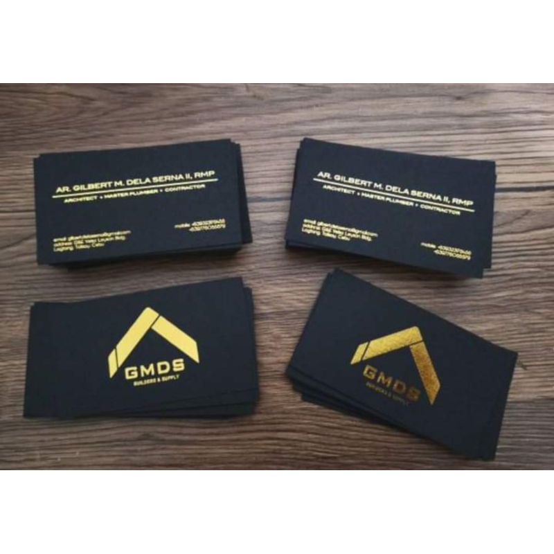 Gold foil calling card | Shopee Philippines