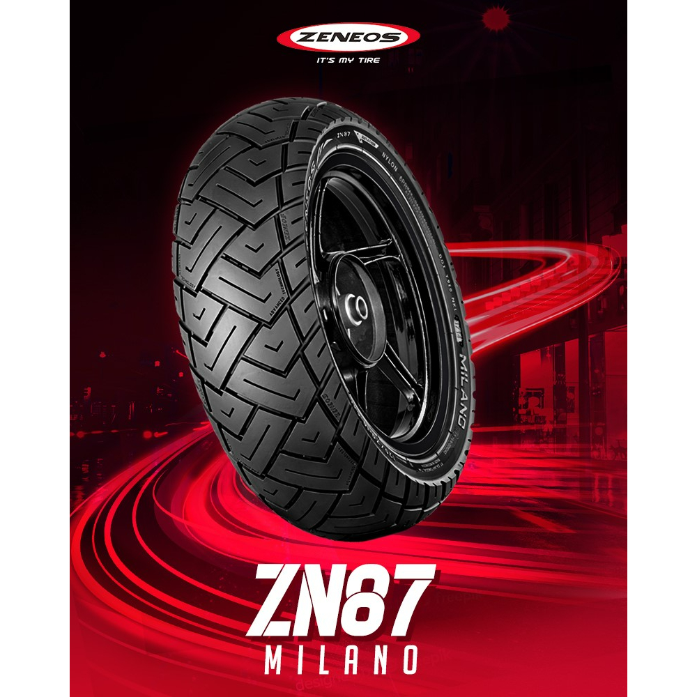 Zeneos Milano (ZN87) 130-70-13 63P Tubeless Motorcycle Tires | Shopee ...