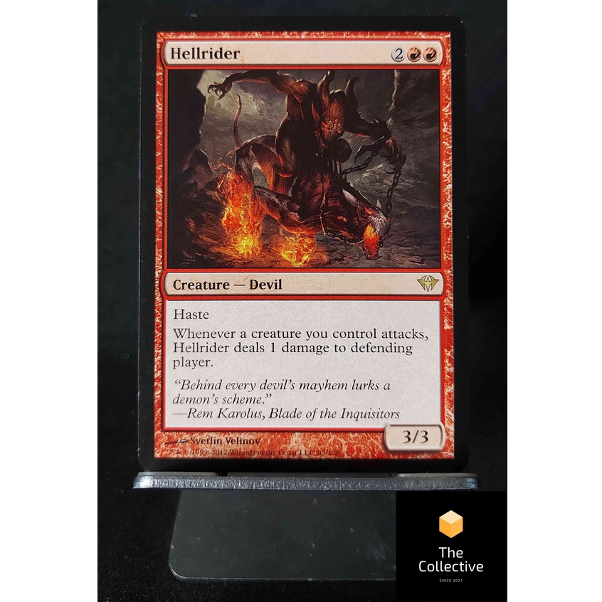 Magic the Gathering - MTG Card Game - Hellrider - DKA [RED] / [ID: RB1 ...