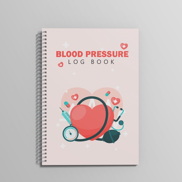 Blood Pressure Tracker Log Book – BP Log Notebook Seniors ...