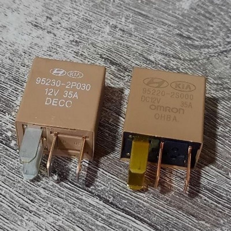 Omron/Deco Relay (4pin) 12V 35A - Omron 95220-2S000/Deco 95230-2P030 ...