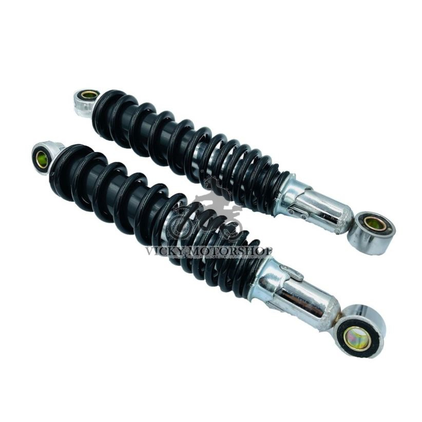 2 PCS REAR SHOCK SUPPORT FOR TMX WAVE CT100 RUSI STX 280mm/ 310mm BLACK ...