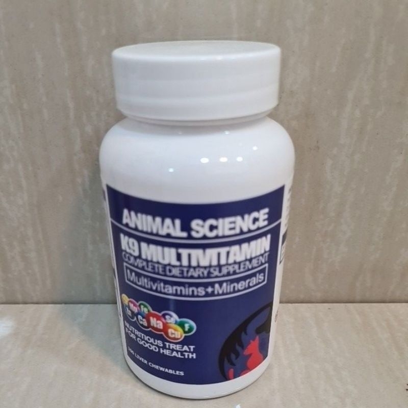 Animal Science K9 Multivitamins 1 Bottle (100 Tablet) | Shopee Philippines