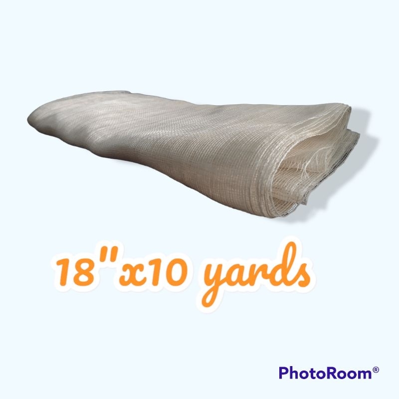 Sinamay Natural 18 inches x 10 yards | Shopee Philippines