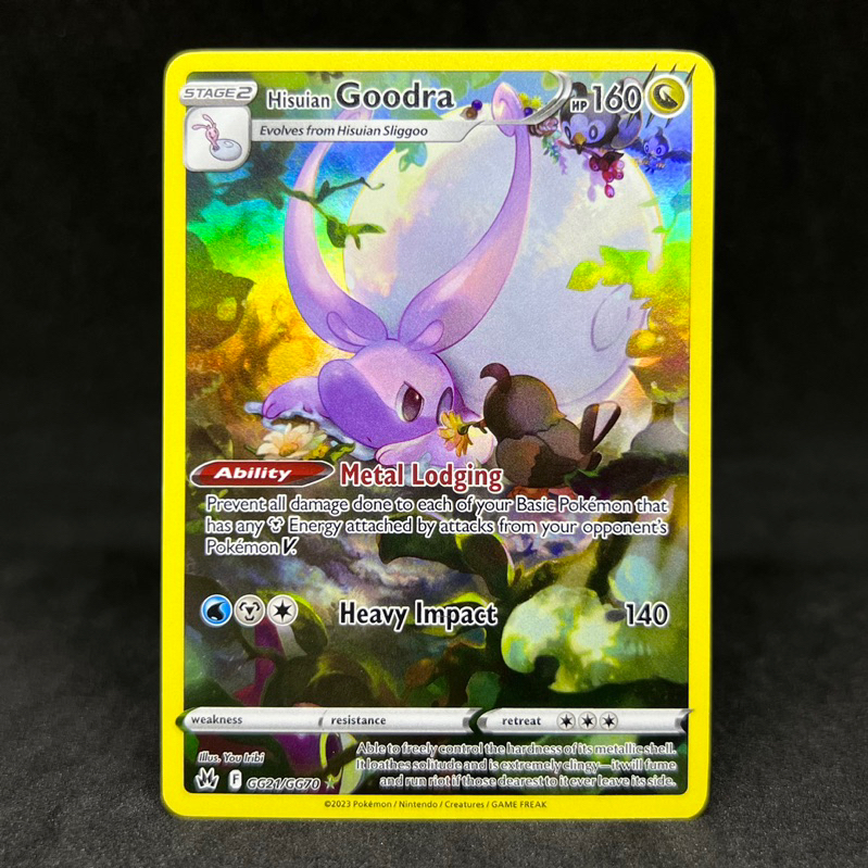 Pokemon TCG Hisuian Goodra Galarian Gallery Holo Rare GG21/GG70 2023 ...