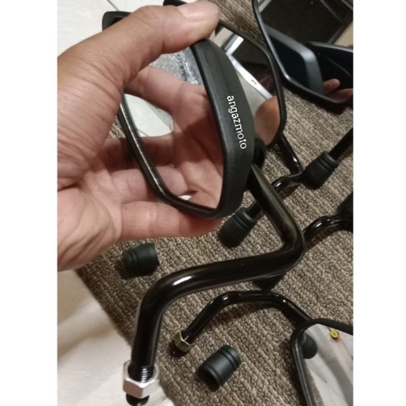 Okimura brand 10mm (Fit for some YAMAHA) Bended Sidemirror Plug-in Play ...