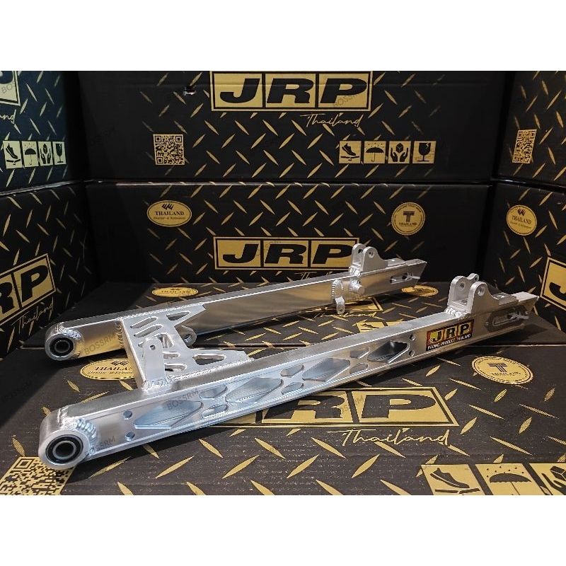 JRP Swing Arm V4 Silver D-Cut +2/+3 Adjustable Raider/Wave/Xrm/Tmx ...