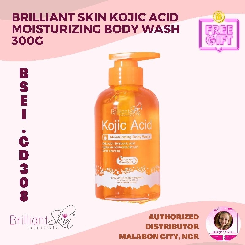 Brilliant Skin Kojic Acid Body Wash 300g Shopee Philippines