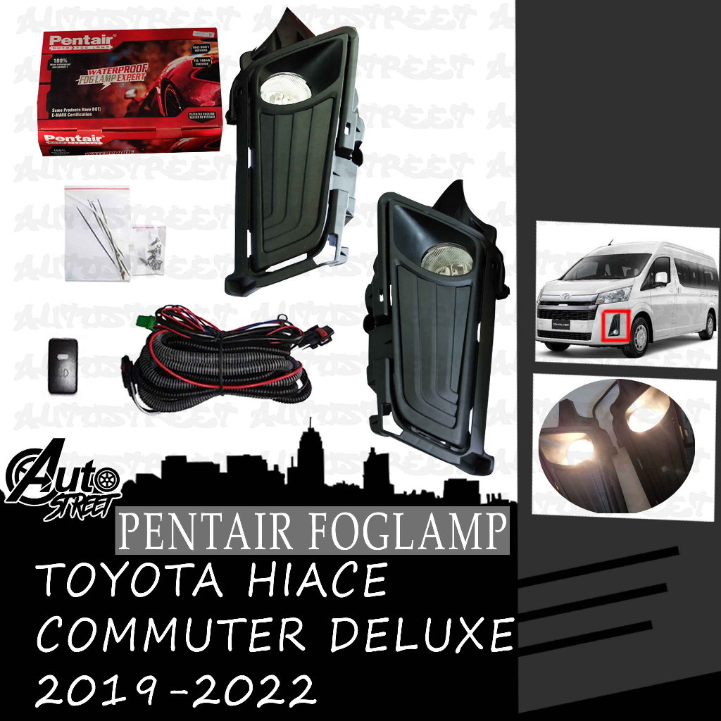 Toyota Hiace Commuter Deluxe 2019-2022 Pentair Fog Light / Foglight Fog ...