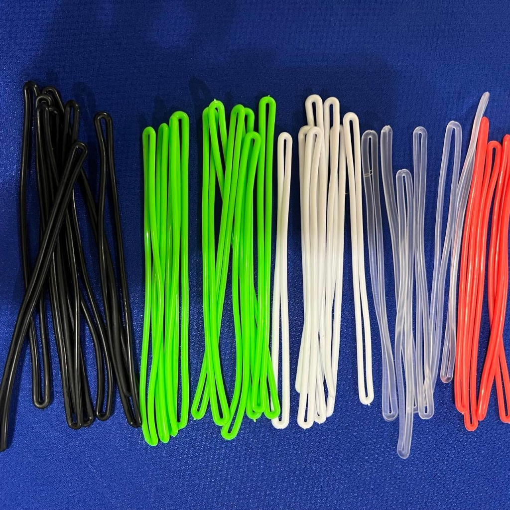 10pcs 20pcs 50pcs Rubber loop tag 6" pvc bag tag rope strap luggage tag ...