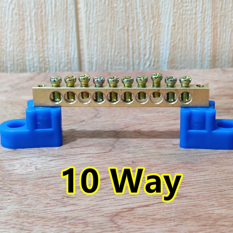 6x9mm Grounding Bus Bar 4ways 6ways 8ways 10ways 12ways 14ways 16ways ...