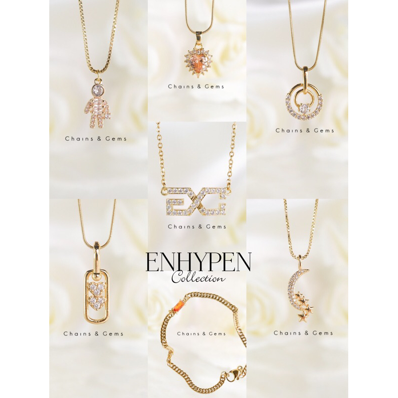 ENHYPEN Collection | NO BOX Included | Chains & Gems | Shopee Philippines