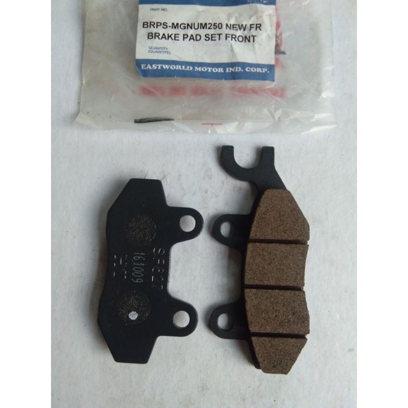 MAGNUM250 NEW BRAKE PAD SET FRONT (MOTORSTAR) | Shopee Philippines