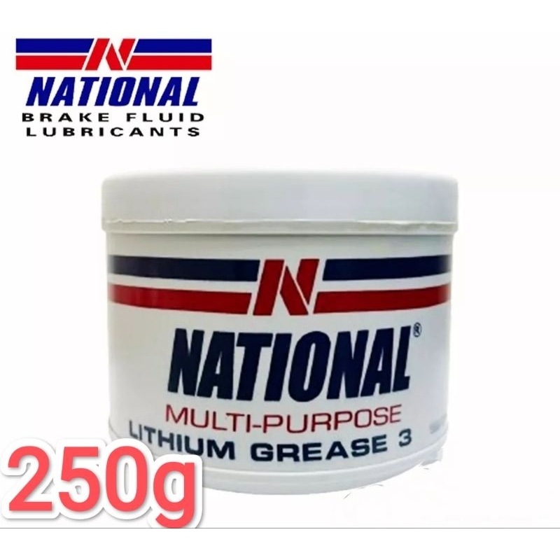NATIONAL MULTI - PURPOSE LITHIUM GREASE 3 250g | Shopee Philippines