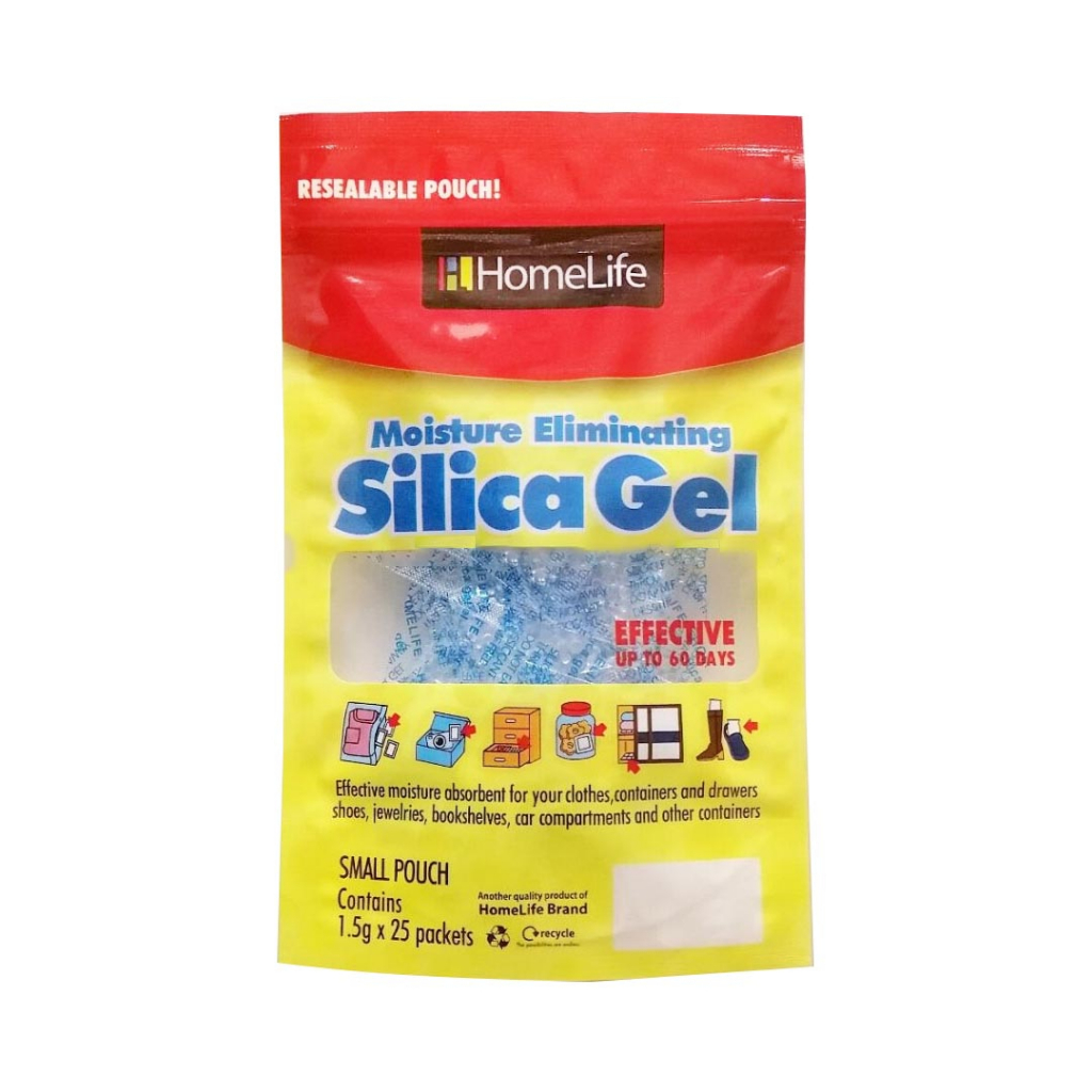 Homelife Moisture Eliminating Silica Gel Small Pouch 1.5 g x 25packets ...