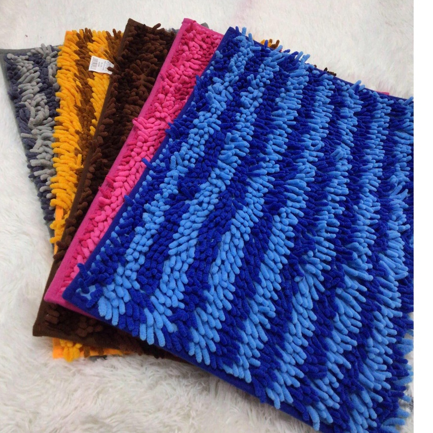 Super Thick Soft Stripe Shaggy Doormat (40x60cm) | Shopee Philippines