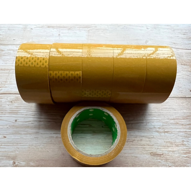 Moonbright Packaging Tape 2x100 meter ( Clear / Tan ) 6pcs | Shopee ...