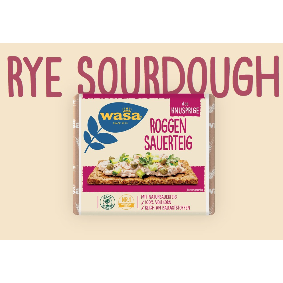 Wasa Original Crisp Bread 200g/ Wasa Roggendunn (Thin) 205g/ Wasa ...