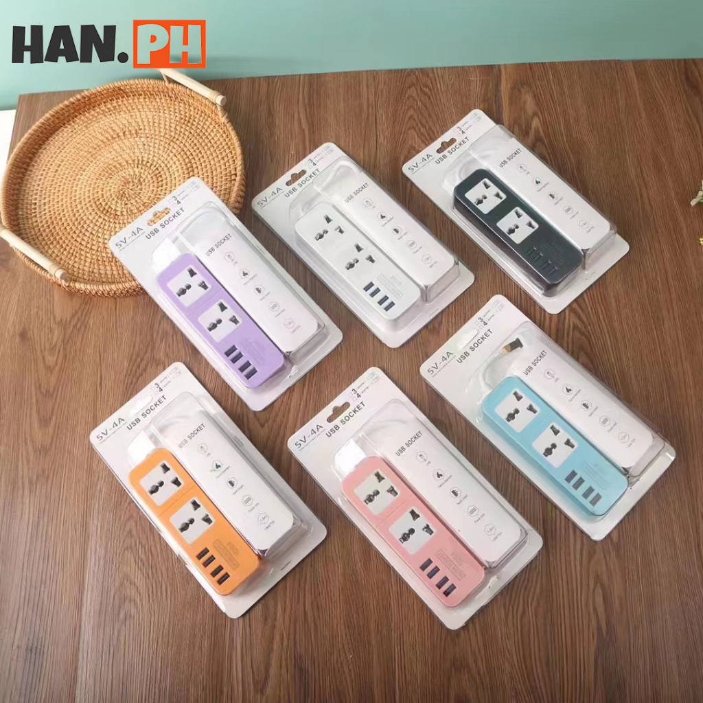 Smart Universal Electric Sockets 4 USB Multifunction Fast Charging ...