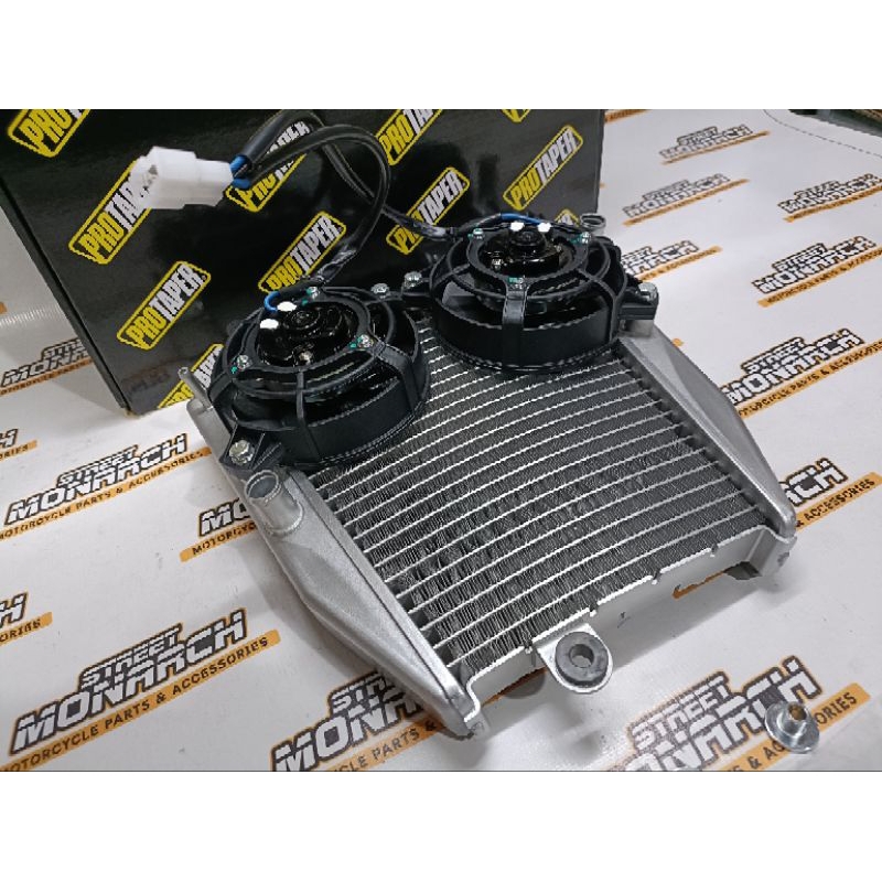 PROTAPER BIG RADIATOR ASSY (CURVE) WITH BIG DUAL BLOWER FAN FOR SNIPER ...