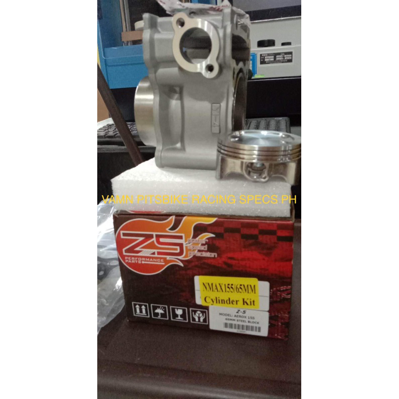 Z-5 Z5 by Pitsbike Cylinder Block Bore kit Aerox NMAX Sniper155 63 65 63mm 65mm STEEL type ...
