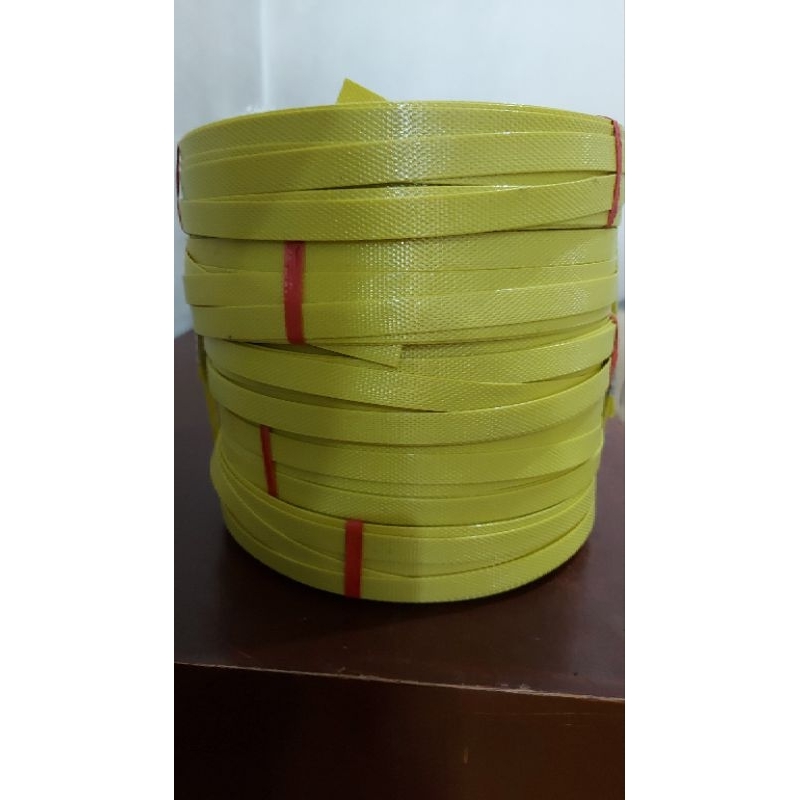 plastic strap yellow( 1 roll )(5 rolls)and (10rolls) | Shopee Philippines