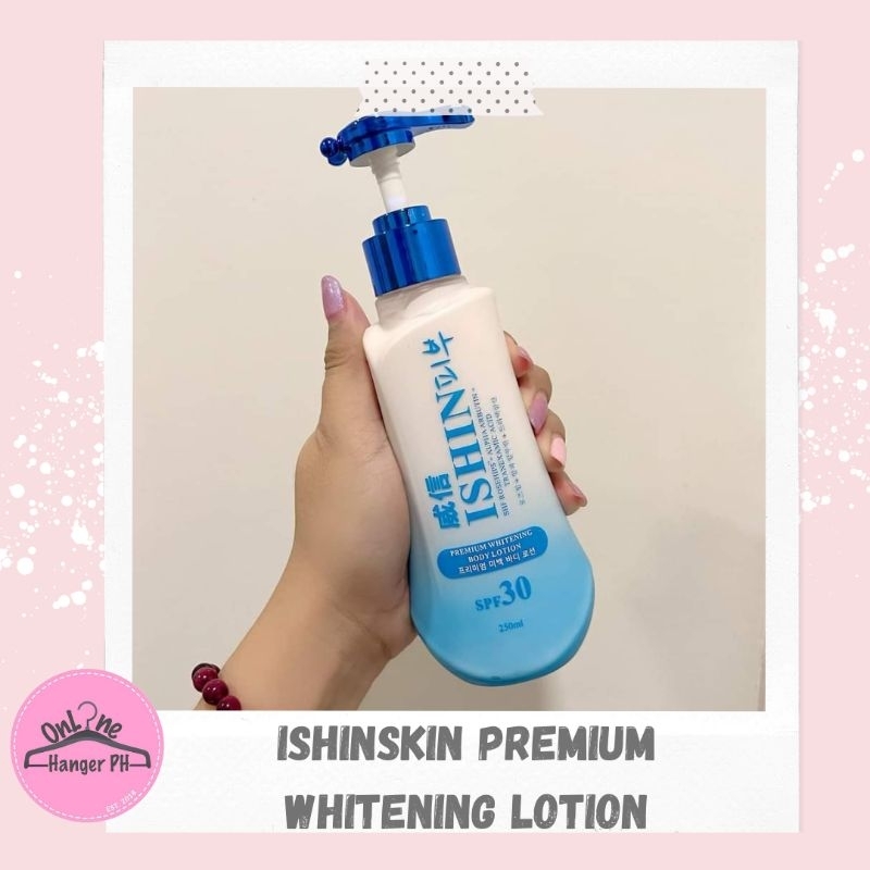 iShin Skin Premium Whitening Body Lotion with Instant White Effect and ...