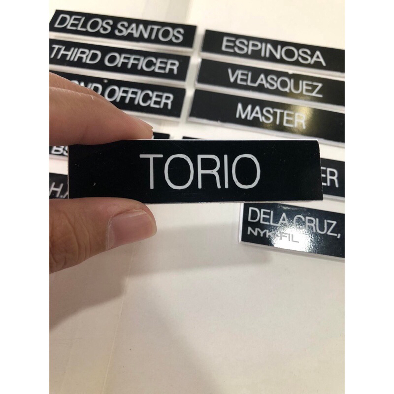NAMEPLATE PIN MAGNETIC | Shopee Philippines