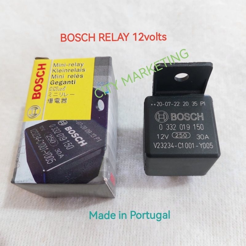BOSCH RELAY 12volts (made in portugal) | Shopee Philippines