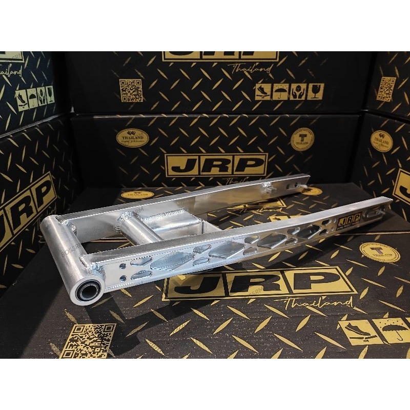 JRP Swing Arm V4 Silver D-Cut +2/+3 Adjustable Raider/Wave/Xrm/Tmx ...